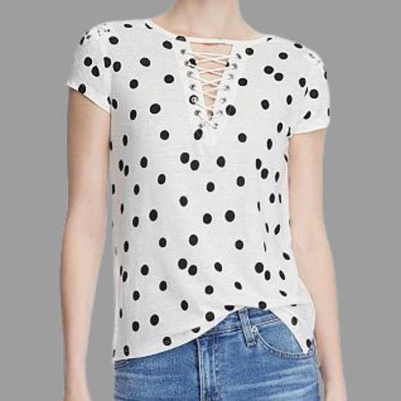 Generation Love | Tops | Revolve Generation Love Hugo Polka Dot Linen ...